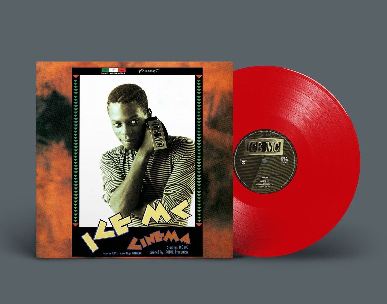 Вінілова платівка LP: ICE MC — «Cinema» (1990/2020) [Red Vinyl ...